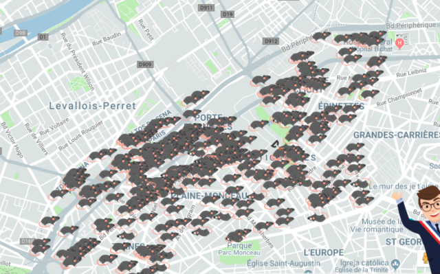 O site que mapeia avistamentos de ratos em Paris - Nexo Jornal