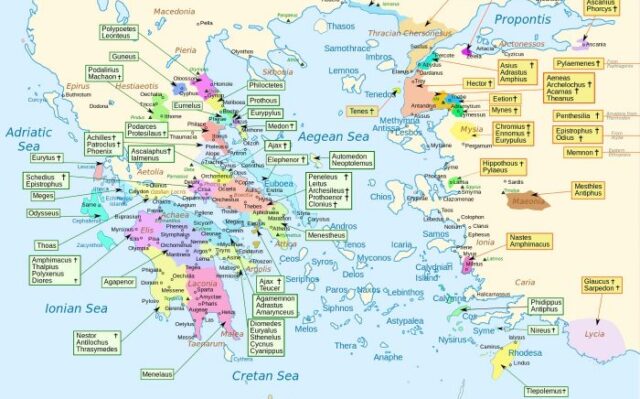 O mapa que ajuda a decifrar o quebra-cabeça da origem dos personagens ...