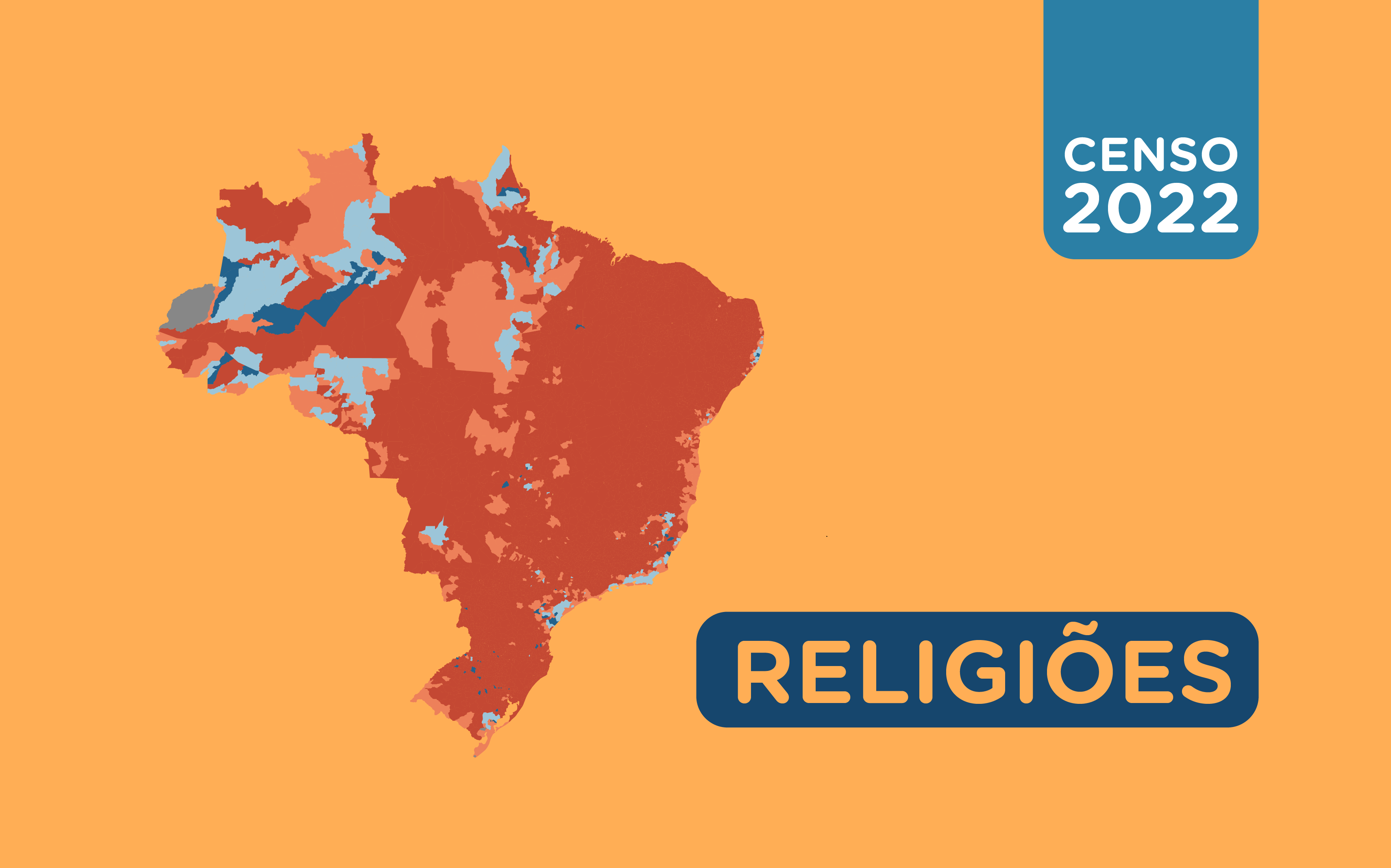 Gráficos e mapas sobre o Censo Demográfico de 2022 - Nexo Jornal