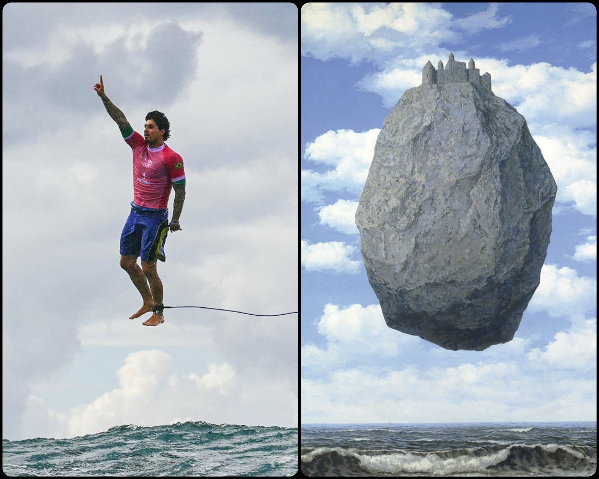 O perfil que compara imagens olímpicas a obras de arte - Nexo Jornal