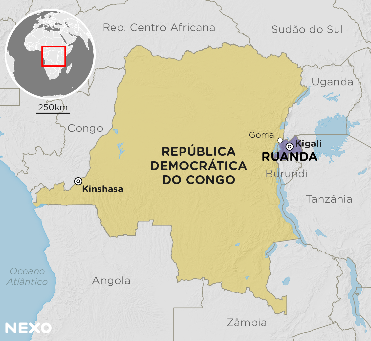 O papel de Ruanda no caos na República Democrática do Congo - Nexo Jornal